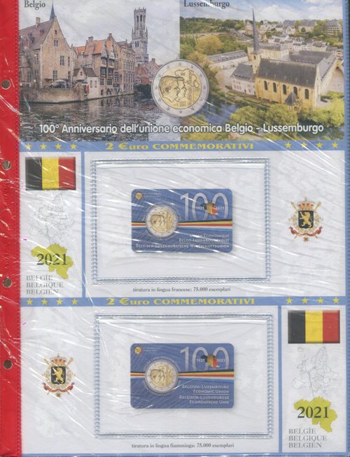Fogli per 2 euro BELGIO in coin card doppia - Abafil - RomanPhil ...